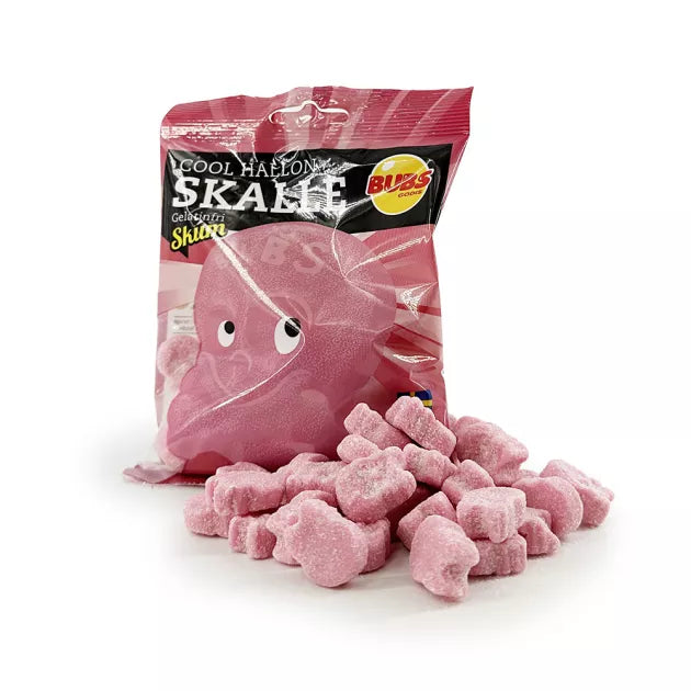 BUBS Cool Raspberry Foam Skull 90g